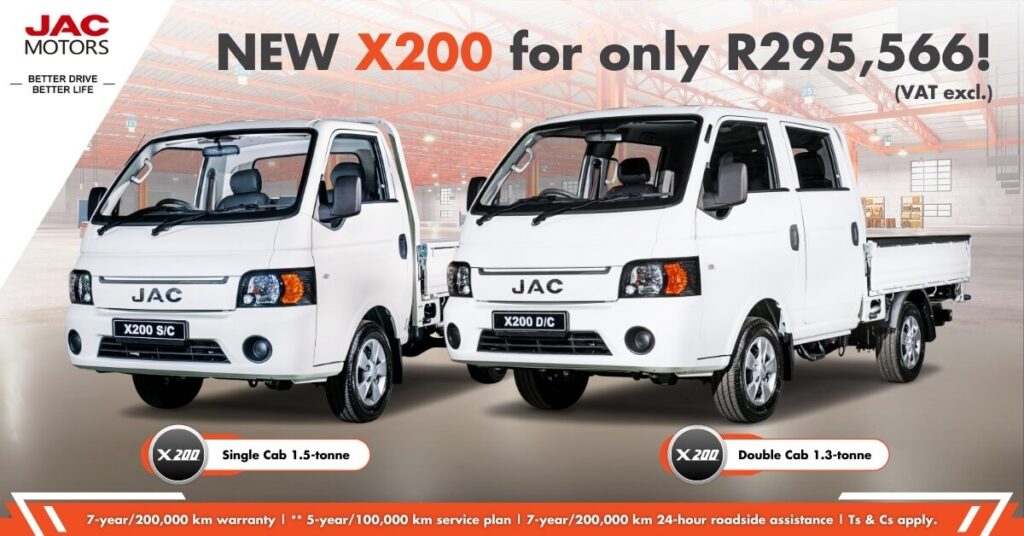 JAC Bakkies & Trucks for Sale | JAC Motors Midrand